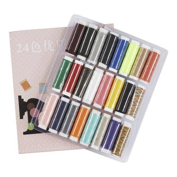 Sewing thread, 24 colours - Purchase today