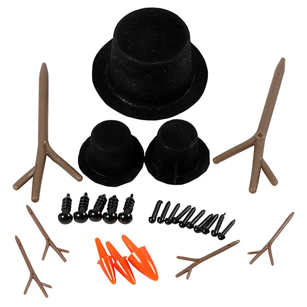 Accessories for snowmen, 3 sets - Buy Today