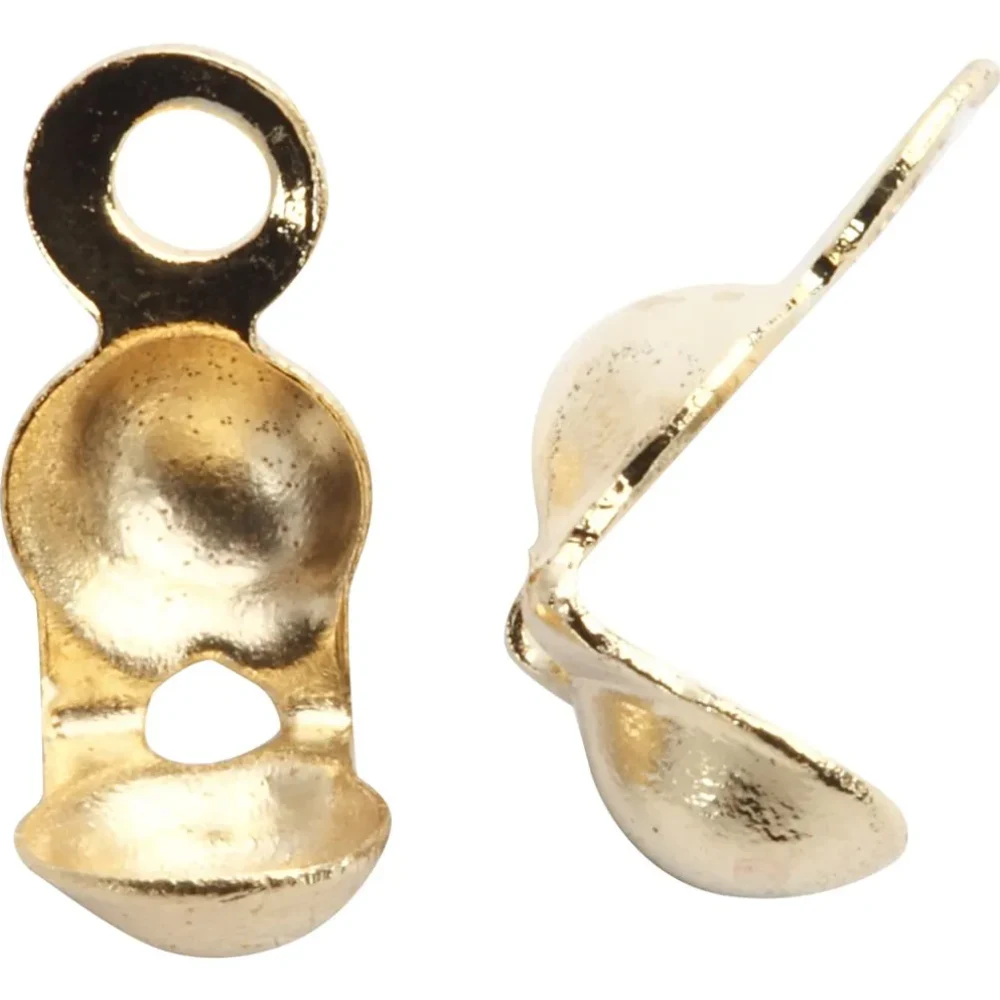 Knot covers with loop Ø3 mm, 20 pcs. gold-plated - Buy Today