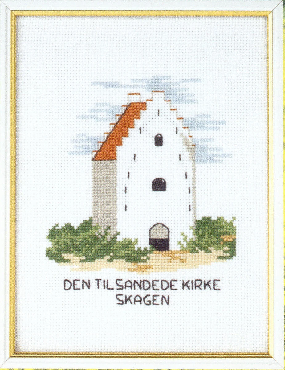 Buy Embroidery Kit The Buried Church 5.91x7.87in Today
