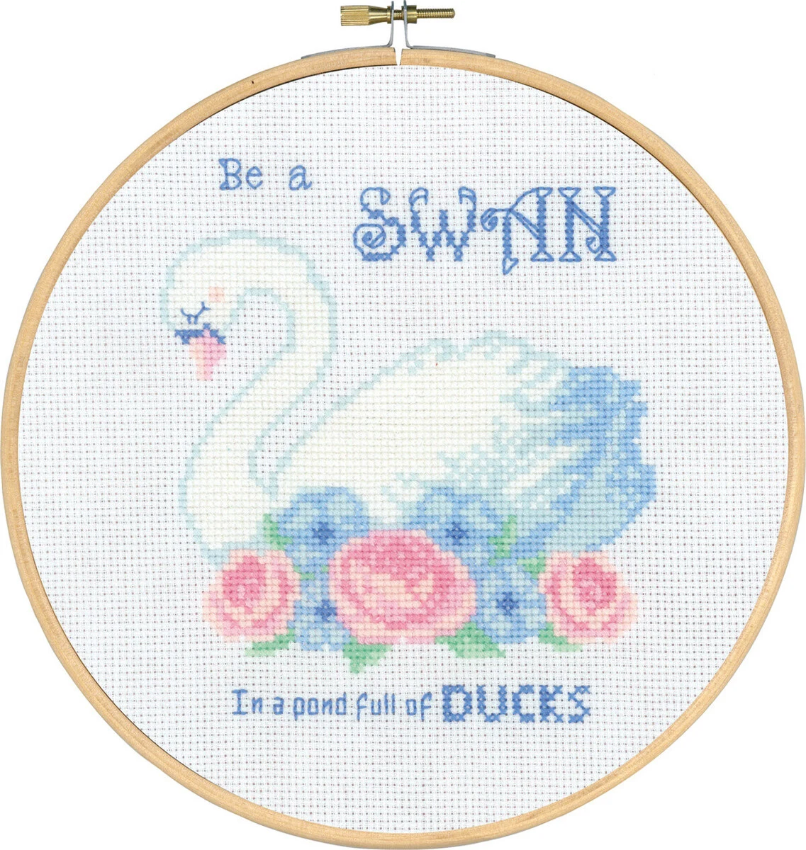 Buy Embroidery Kit Swan 7.87 in dia. - Fast Delivery Today